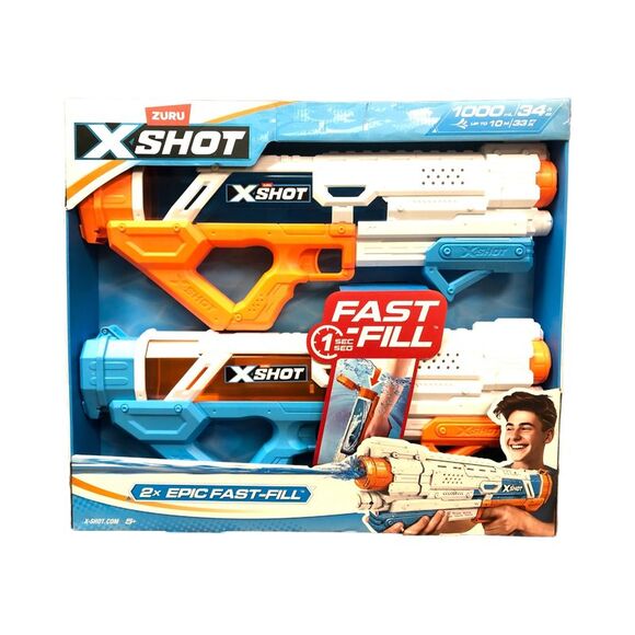 Zuru | Toys | Zuru X Shot Fast Fill Water Blasters 2x Epic Fast Fill M ...